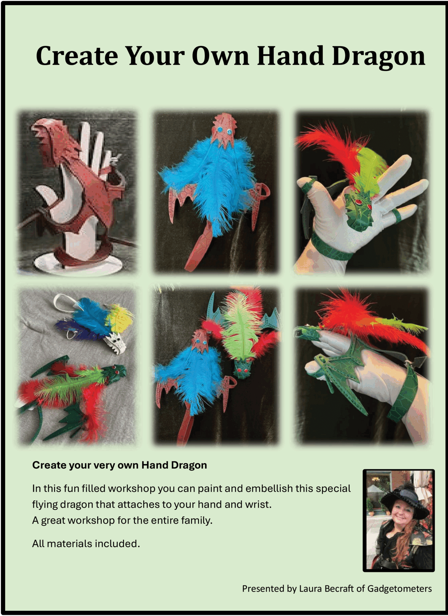 Create Your Own Hand Dragon – Tell-Tale Steampunk